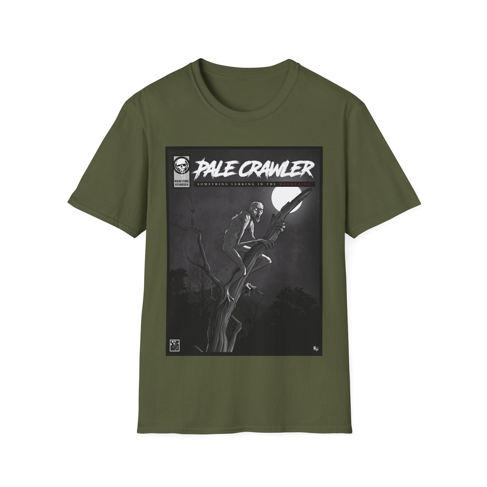 T-Shirt - Pale Crawler (Comic Book Style) – Wartime Stories Official